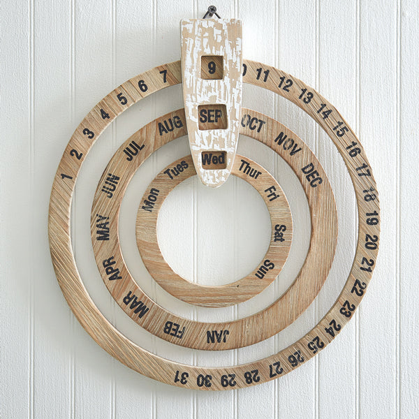 Antique Inspired Perpetual Calendar | Timeless Charm Home Decor